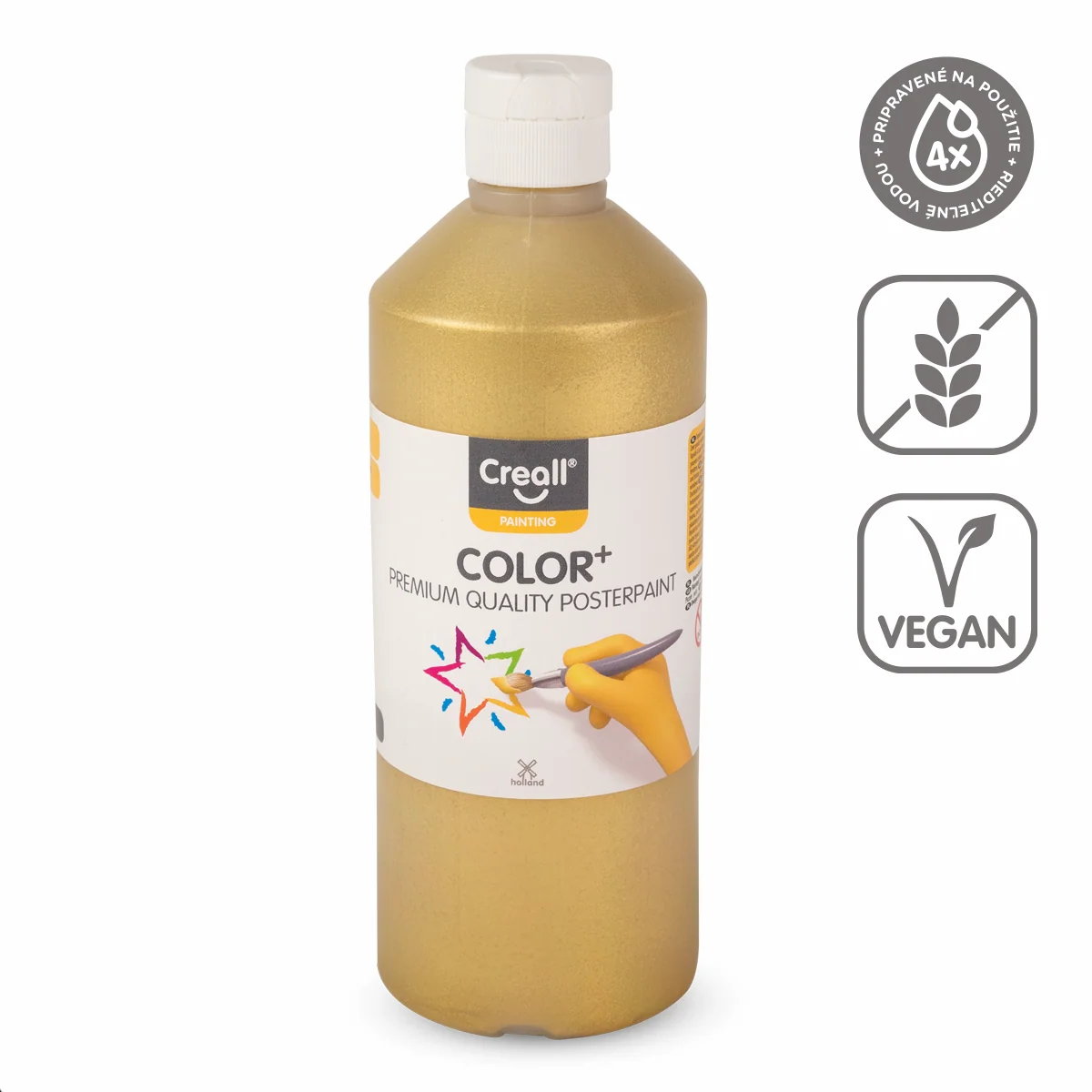 Tempera Creall CREALLCOLOR 500 ml - zlatna
