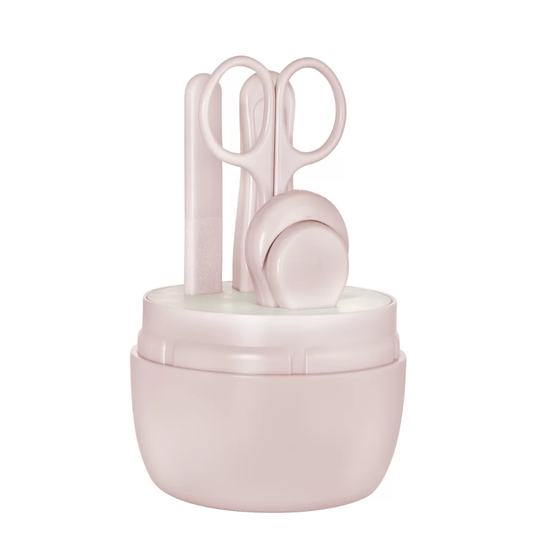 Babies manikir set za negu bebe pink Canpol