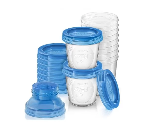 Avent šolje sa poklopcima i adapterima – set 10kom
