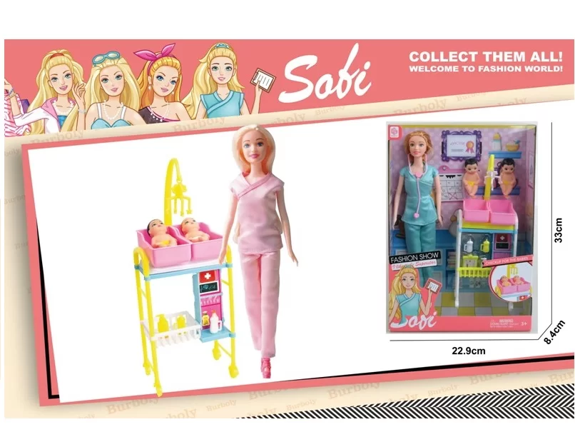 Lutka doktorka sa 2 bebe