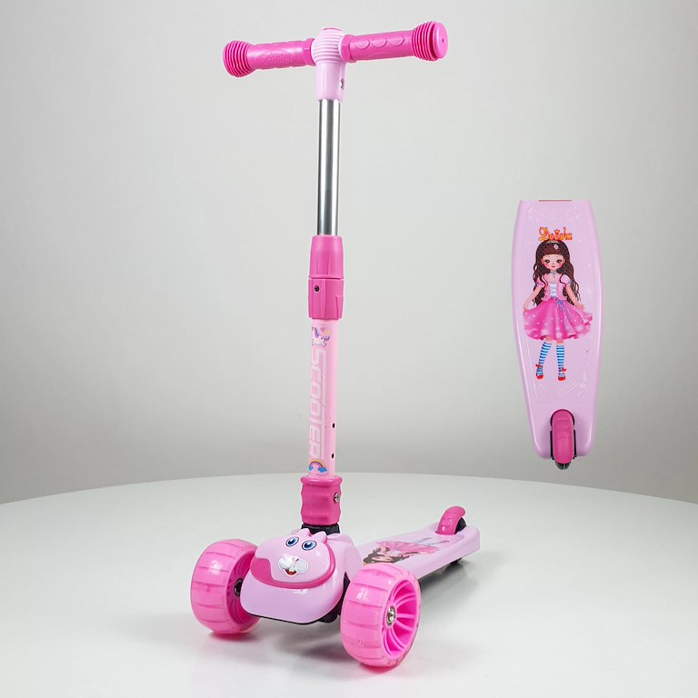 Dečiji trotinet Rabbit-Model 660 roze