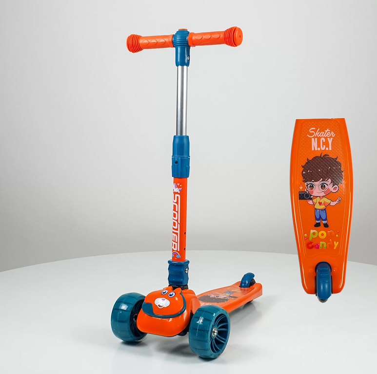 Dečiji trotinet Rabbit-Model 660 narandžasti
