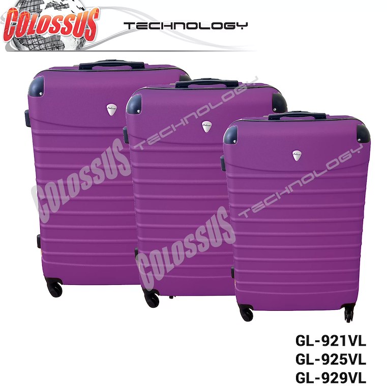 Kofer putni Colossus GL-921VL Ljubičasti