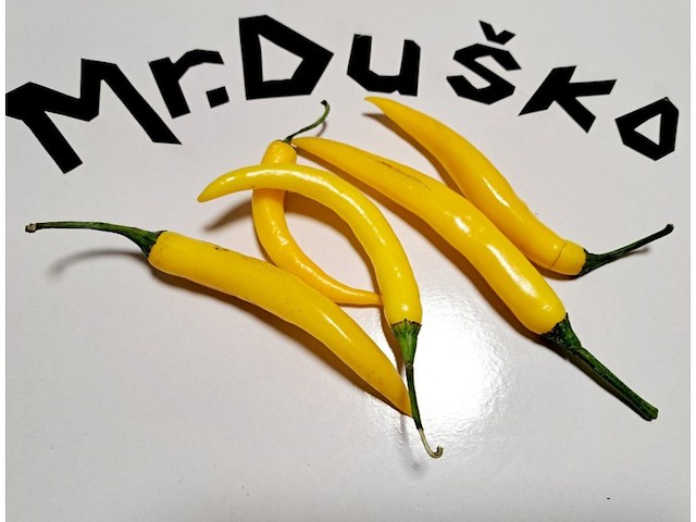 Papričica čili Fire Flame yellow 100 semena