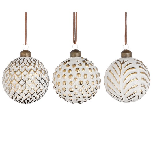NG dekoracija - HANGING BAUBLE GLASS 8cm 1113460 - Gold - EDL