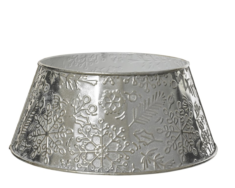 NG dekoracija - TREE RING IRON 60cm 381396 - Silver - KMG