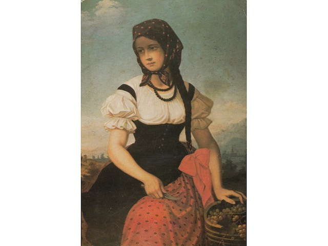 Šema za goblen: Beračica (Ljubomir Aleksandrović)
