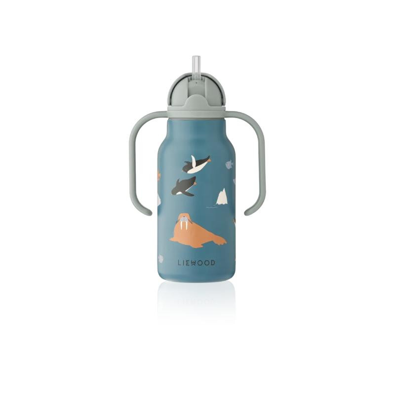Liewood termos boca 250ml Kimmie,Arctic Sea/Ocean