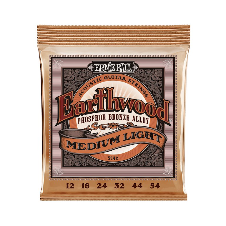 Ernie Ball 2146 12-54 Earthwood - Žice za akustičnu gitaru