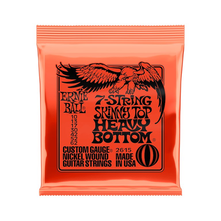 ERNIE BALL 2615 10-62 Skinny Top Heavy Bottom Slinky 7 - Žice za električnu gitaru