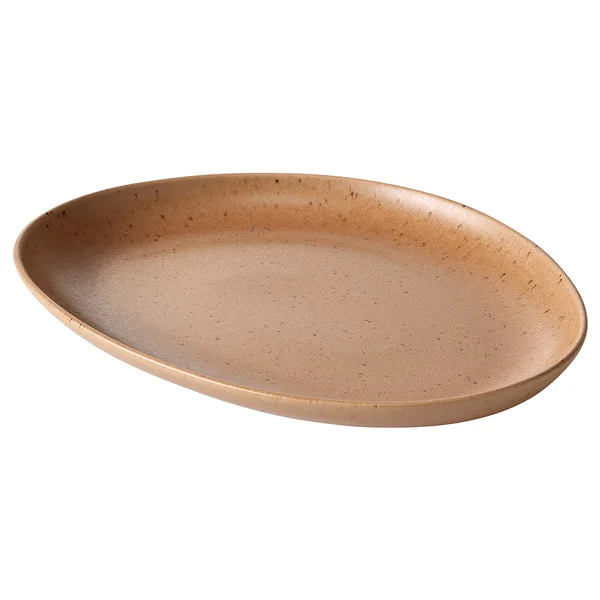 Tanjir za posluživanje, zagasitosmeđa, 30 cm