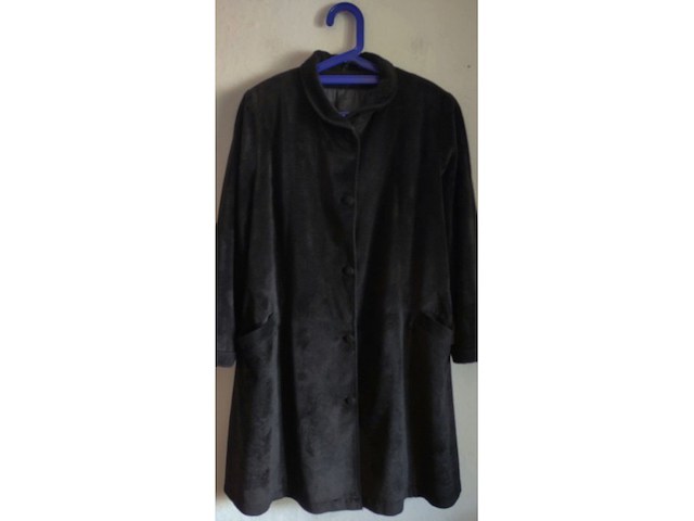 Vintage plišani kaput mantil Elegancija &; Unikat  XXL
