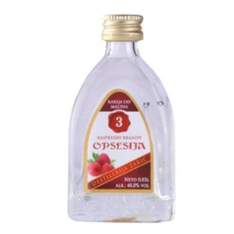 Rakija Opsesija Malina Mini 0.03L Zarić