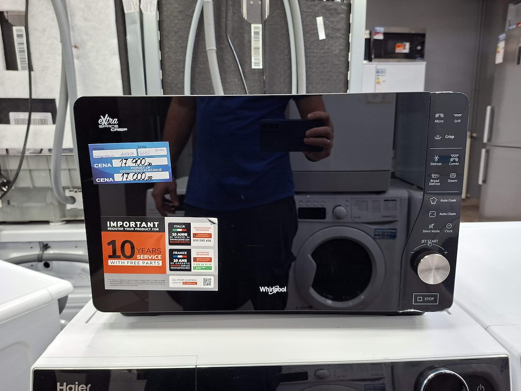 MIKROTALASNA WHIRLPOOL MWF 427 SL, 25L