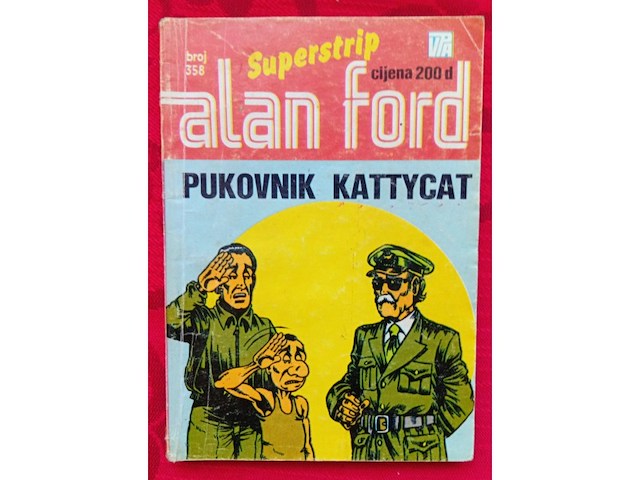 Alan Ford. Pukovnik Kattycat, broj 358