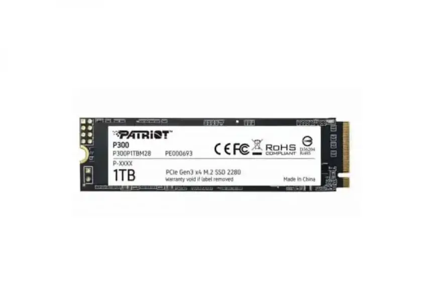SSD M.2 NVMe 1TB Patriot P300 2100MBs/1650MBs P300P1TBM28