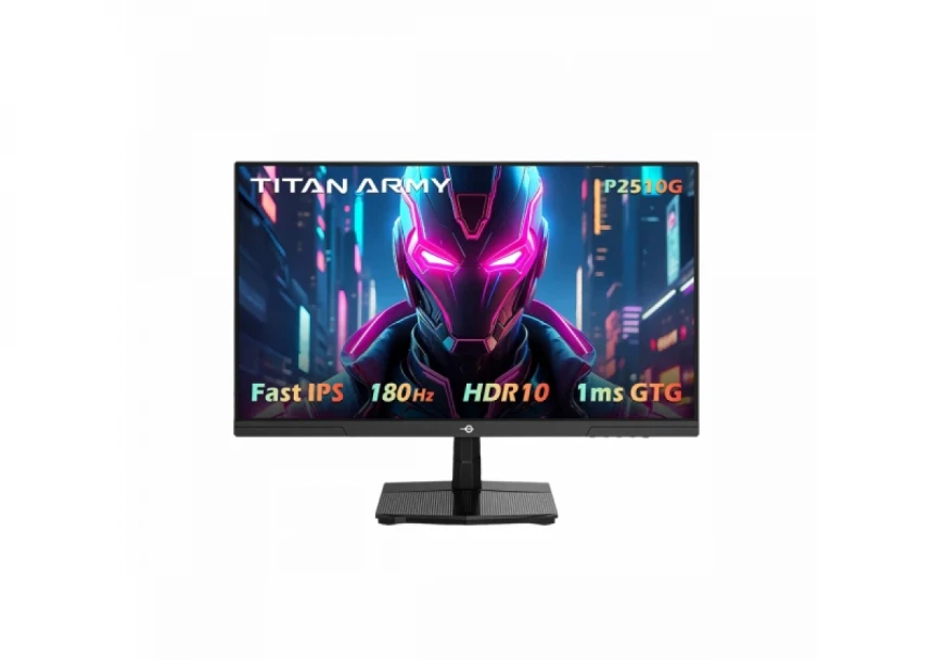 Monitor 24.5 Titan Army P2510G 1920x1080/FHD IPS/1ms/180Hz/HDMi/DP/HDR10/Tilt