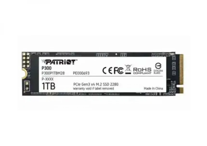 SSD M.2 NVMe Patriot P300 Gen.3x4 1TB 2100/1650 P300P1TBM28