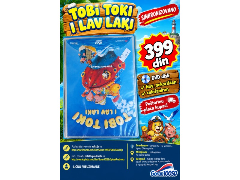 Tobi Toki i Lav Laki – vesela crtana avantura puna druž