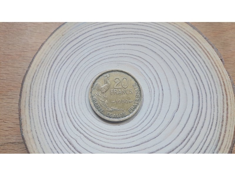 FRANCUSKA 20 FRANCS 1950 GODINA