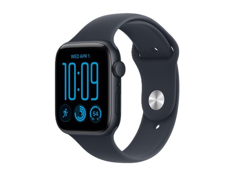 APPLE WATCH SE 3 GPS 44MM MIDNIGHT ALUMINIUM CASE WITH NAVY BLUE SPORT BAND – S/M (MJL74RK/A)
