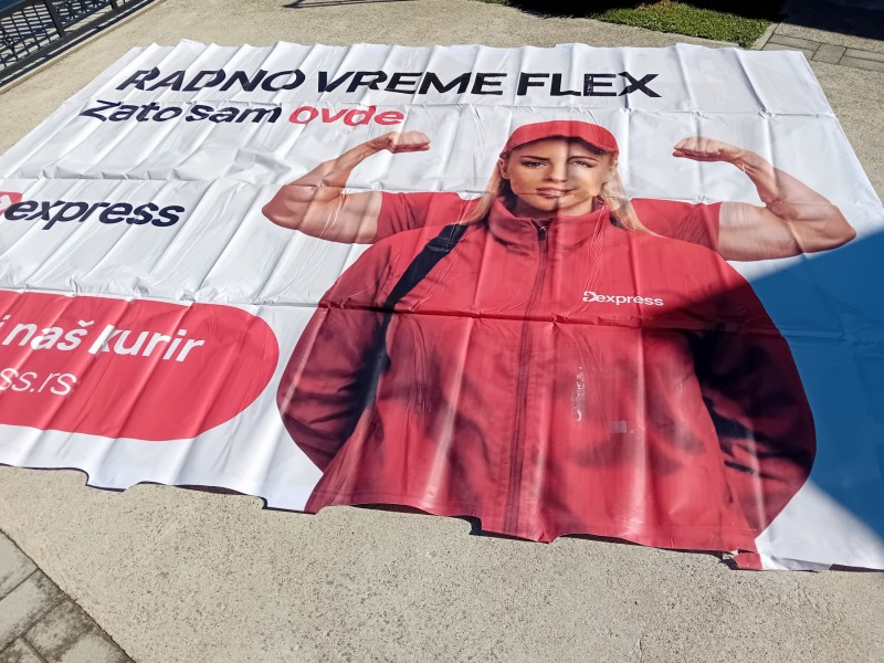 cirada gumirana bela Dexspress 3m x 4m