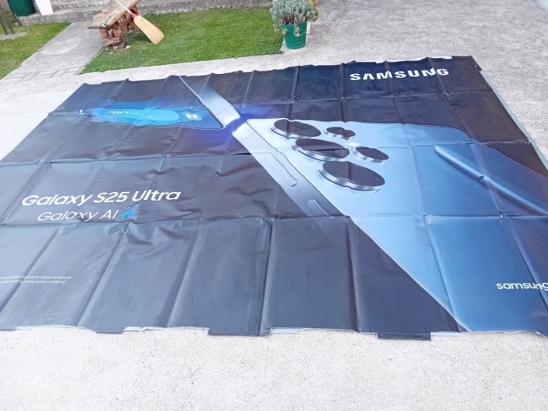 cirada gumirana Samsung S 25ultra 3m x 4m