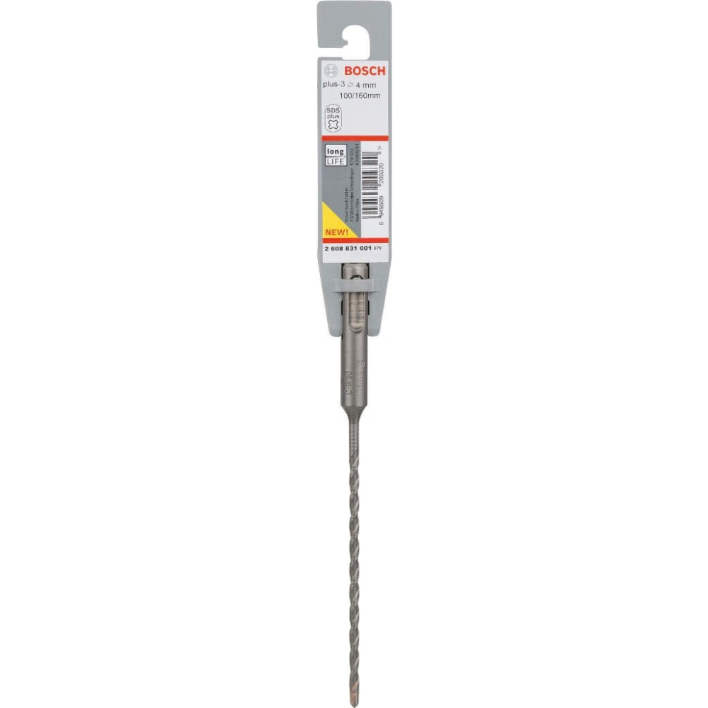 Bosch – Hamer burgija SDS-plus-3, 4 x 100 x 160 mm – 2608831001
