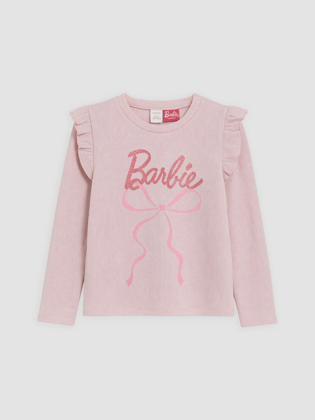 LCW Kids Naborana Barbie Štampana Majica Za Devojčice
