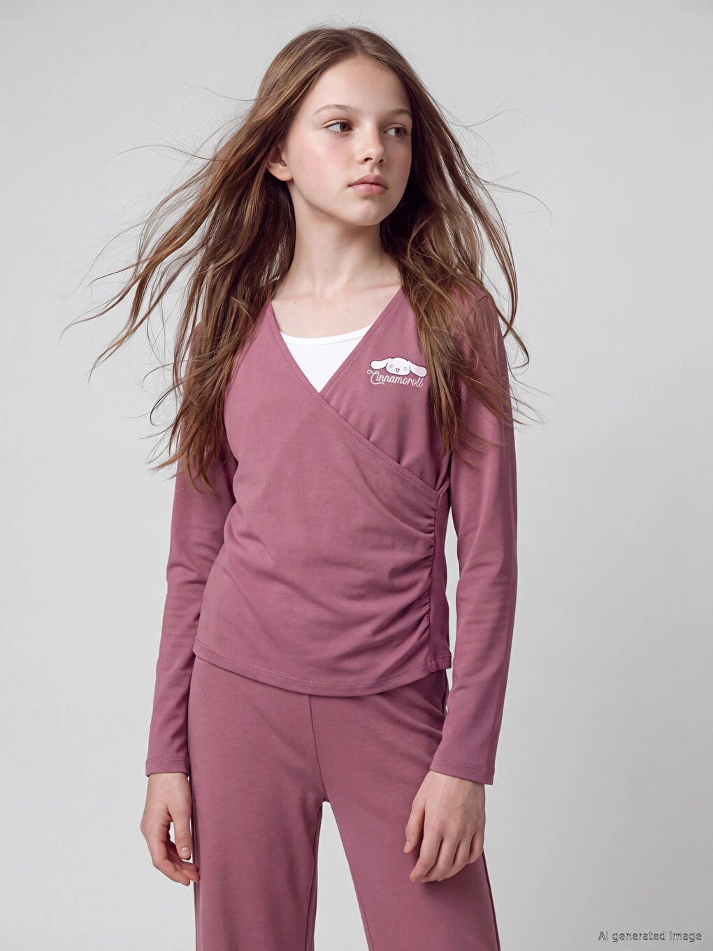 LCW Kids Cinnamoroll Štampana Majica Za Devojčice
