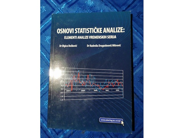 OSNOVI STAT. ANALIZE: ELEMENTI ANALIZE VREMENSKIH SER.