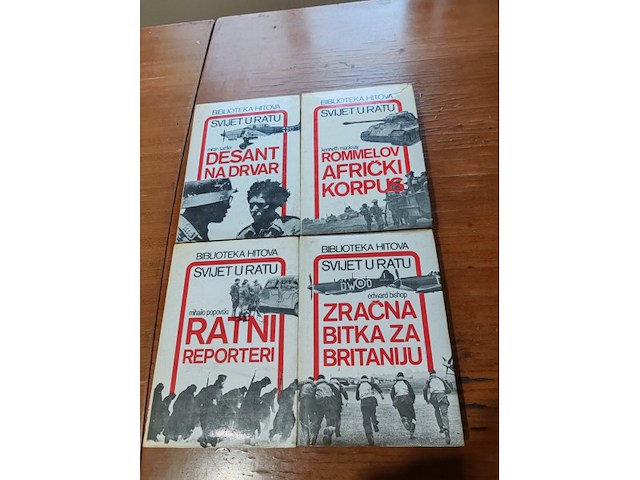 „Svijet u ratu“ – 4 knjige ALFA Zagreb