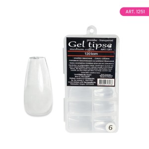 Claser gel tipse - MEDIUM COFFEN 1251