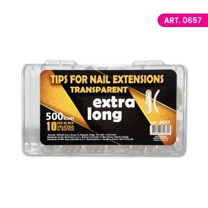 Klaser EXTRA LONG - transparent 500kom 0657