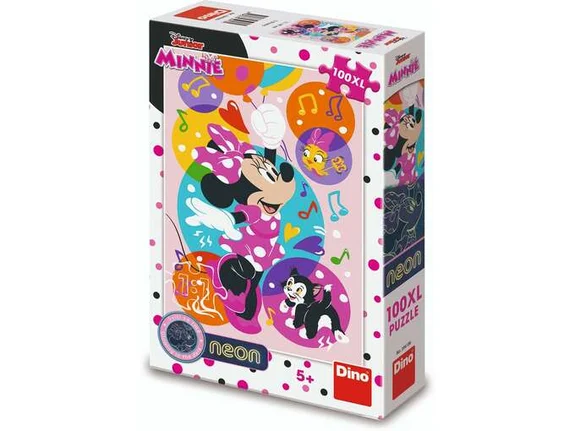 Dino Mini puzzle Svet set neon xl 100kom