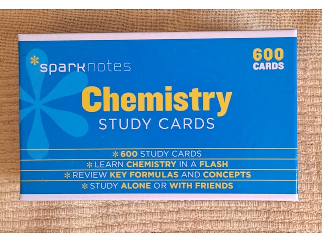 ORGANIC CHEMISTRY study cards 600 cards