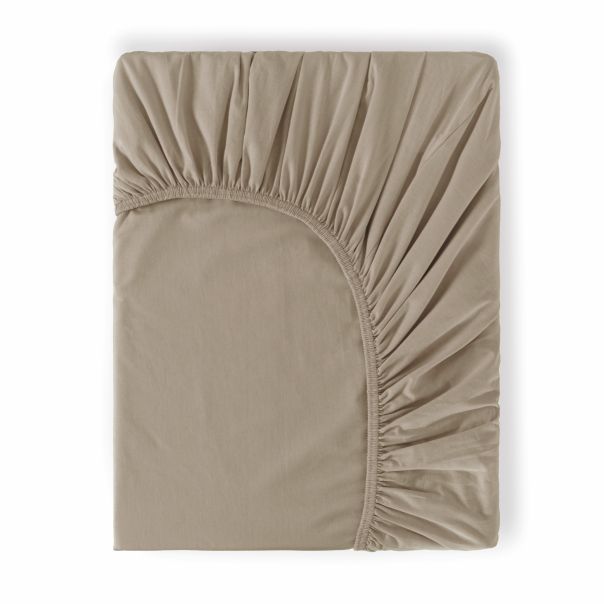 DEKOR DOM Čaršav CB SA GUMOM 90x200+30 - Beige