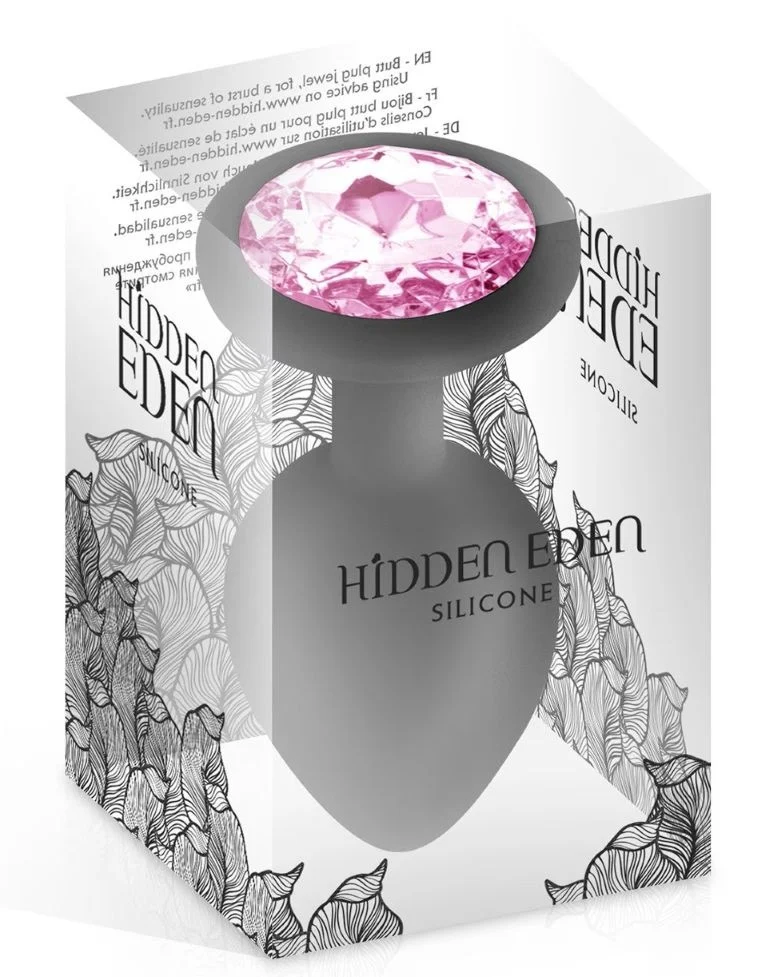 Silikonski analni plug Crni | HIdden Eden