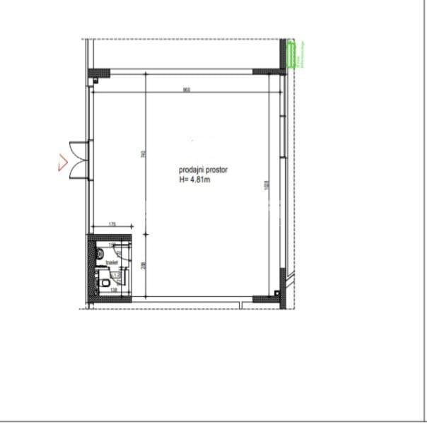 Lokal za izdavanje, Trošarina, Beograd, 87m², 2.200 €/mes