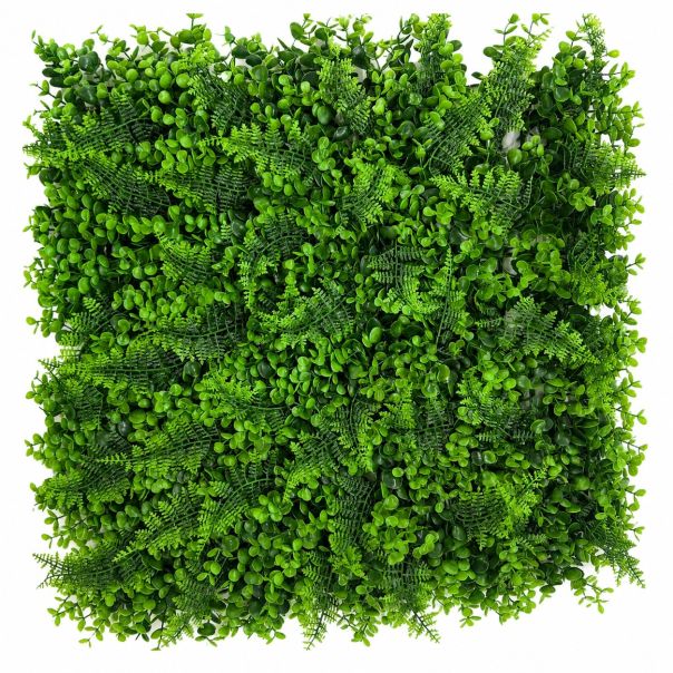 MKS PVC veštačka živa ograda 50 × 50 cm – Dekorativni zeleni panel
