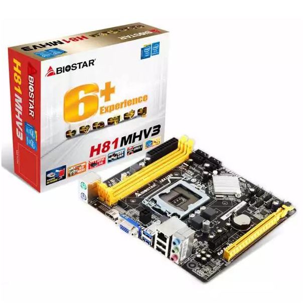 BIOSTAR Matična ploča 1150 H81MHV3 VGA/HDMI