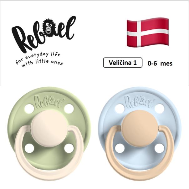 REBAEL varalice za bebe, 0-6 mes, 2 kom, Maslina i Plava, RBL19221600
