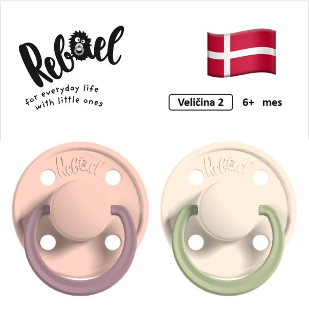 REBAEL cucle za bebe, 6+ mes, 2 kom, Blush i Champagne, RBL24842292