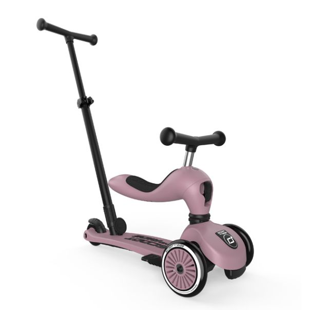 SCOOT AND RIDE Highwaykick 1 Push and go Wildberry - Trotinet za decu