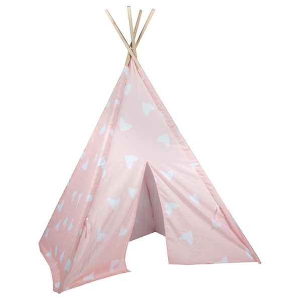 EDDY TOYS Tipi šator za decu rozi 120x120x150 cm