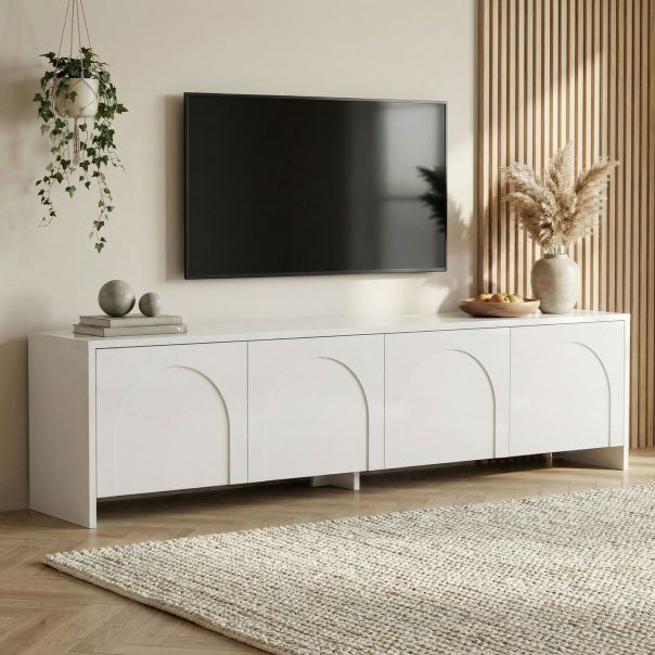 NORDURE TV komoda Aurelia, bela