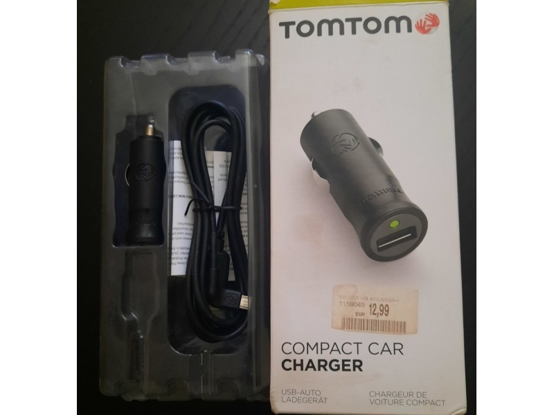 TomTom original auto punjač USB sa kablom - NOVO u kuti