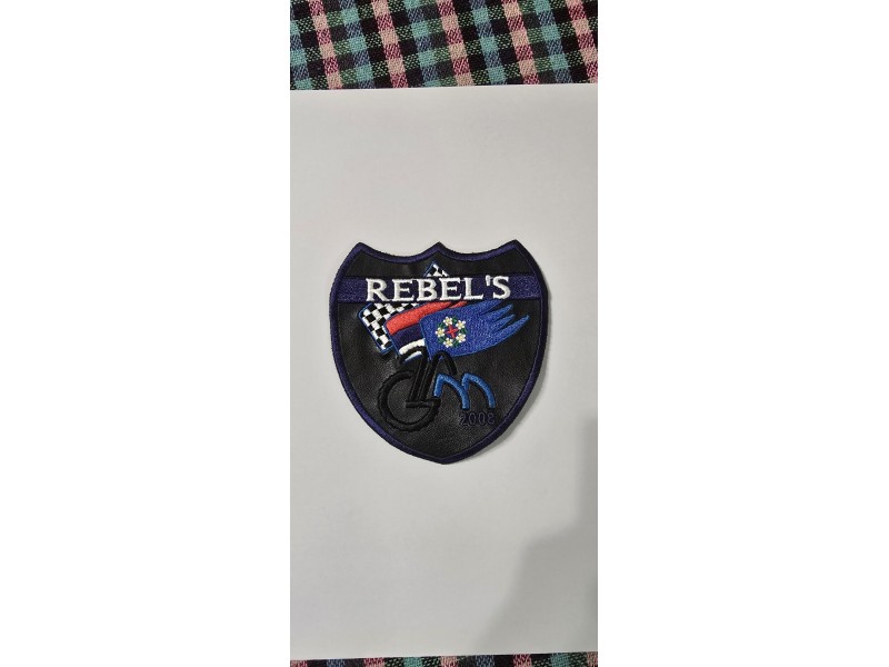 Rebel`s bajkerski prišivak