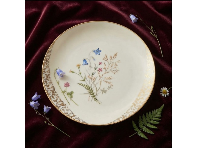 Prelepa Stara Bavarska Porcelanska tacna