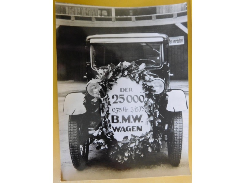 Automobilizam, BMW 3 15, 25000 primeraka, foto